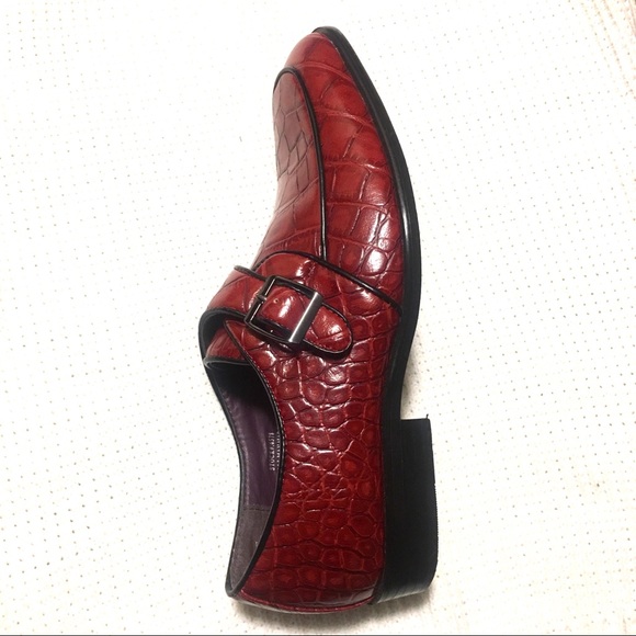 stock | Shoes | Stock Mens Leather Look Snake Skin Patent Shoes | Poshmark
